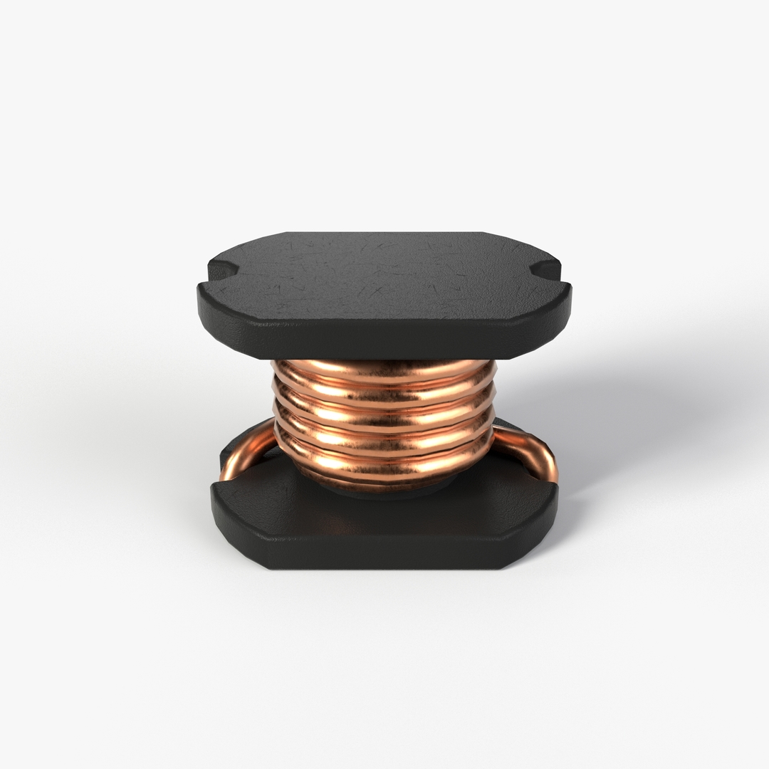 modelo 3d Inductor texturizado 2K PBR - TurboSquid 1607033