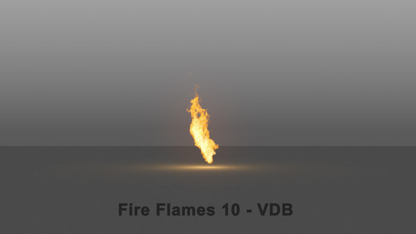 3D burning flames 10 vdb - TurboSquid 1607196
