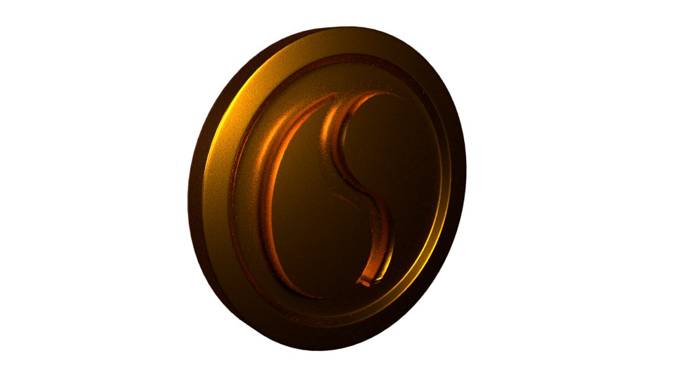 Spirit medallion 3D model - TurboSquid 1607223