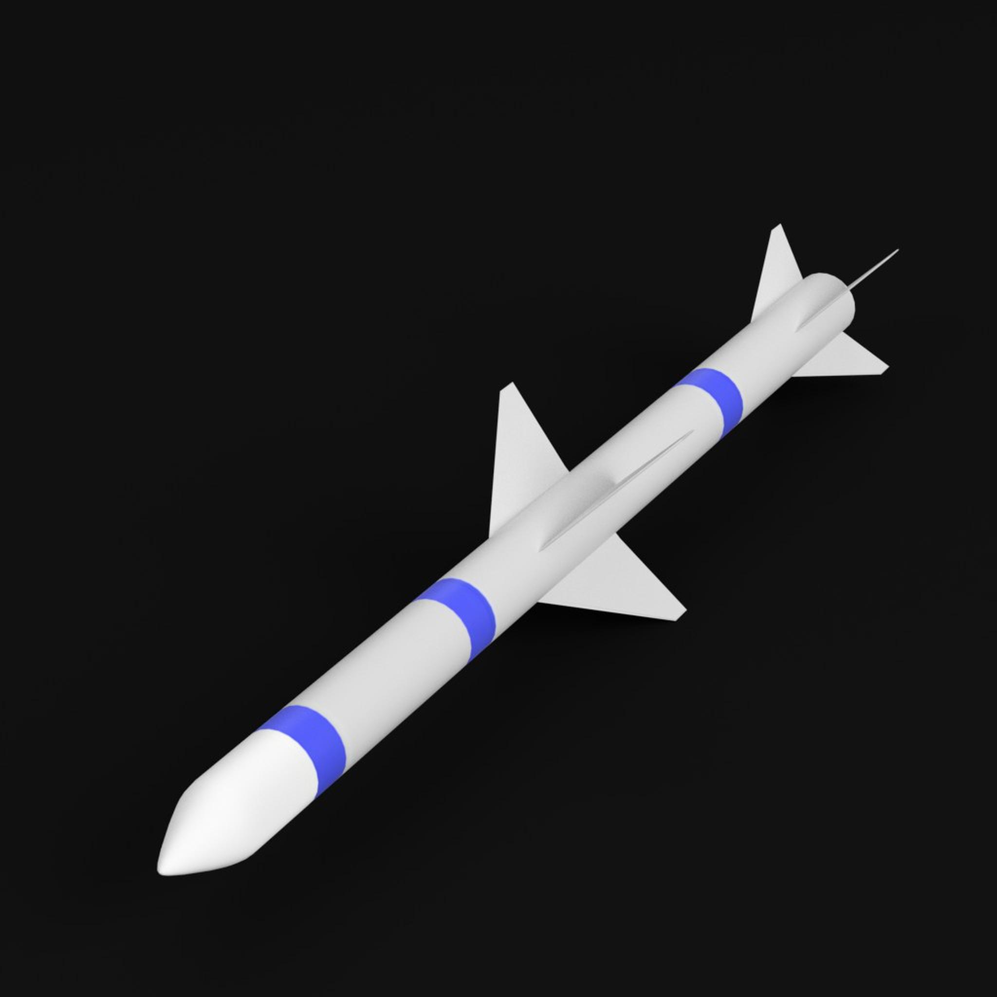 max pbr uv-textured aim-7f sparrow