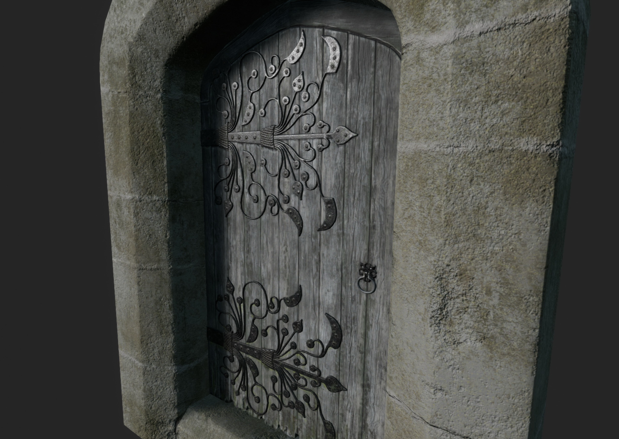 石框中世纪门3D模型 - TurboSquid 1607424