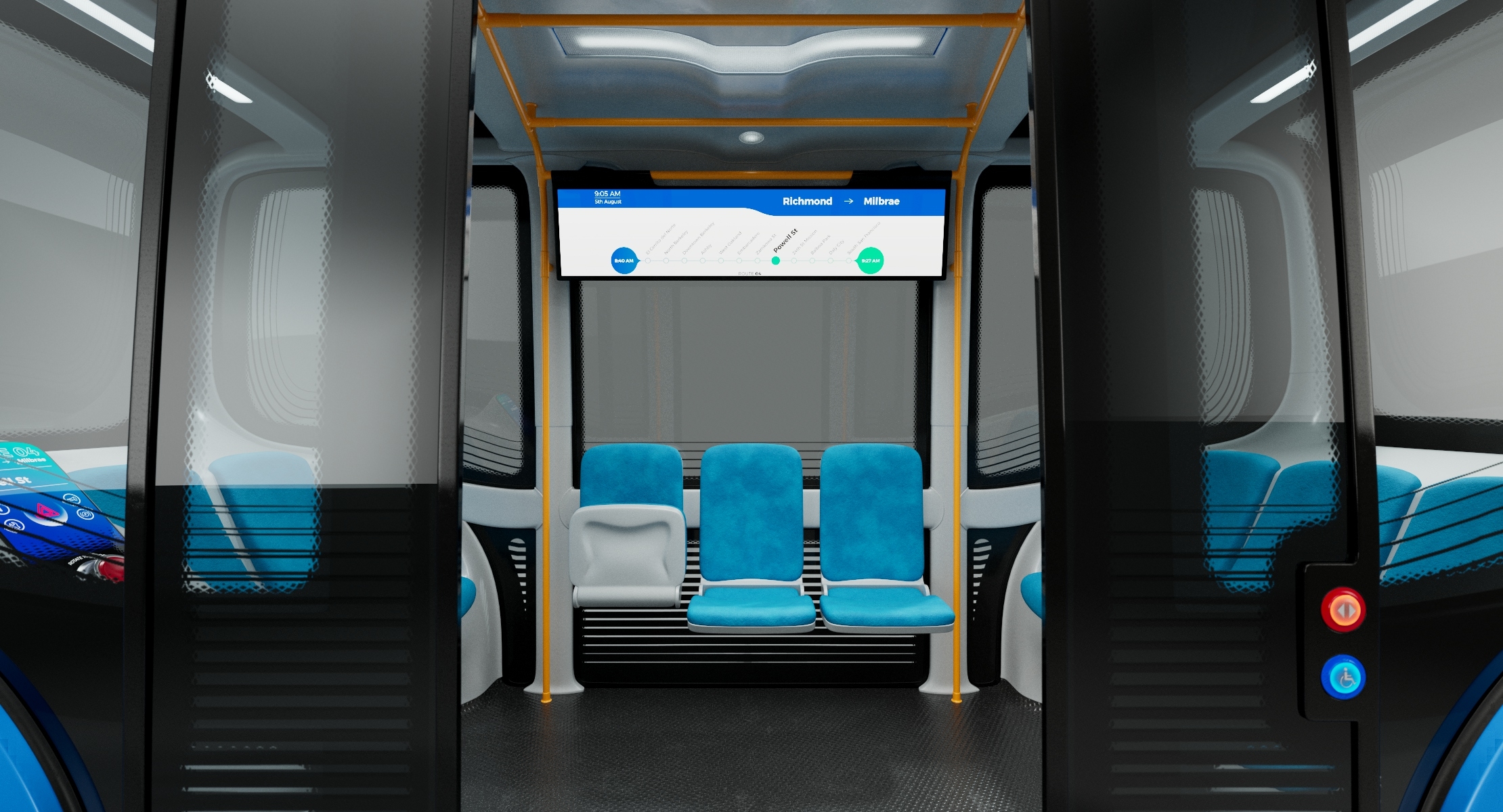 Autonomous electric minibus vehicle 3D model - TurboSquid 1607551