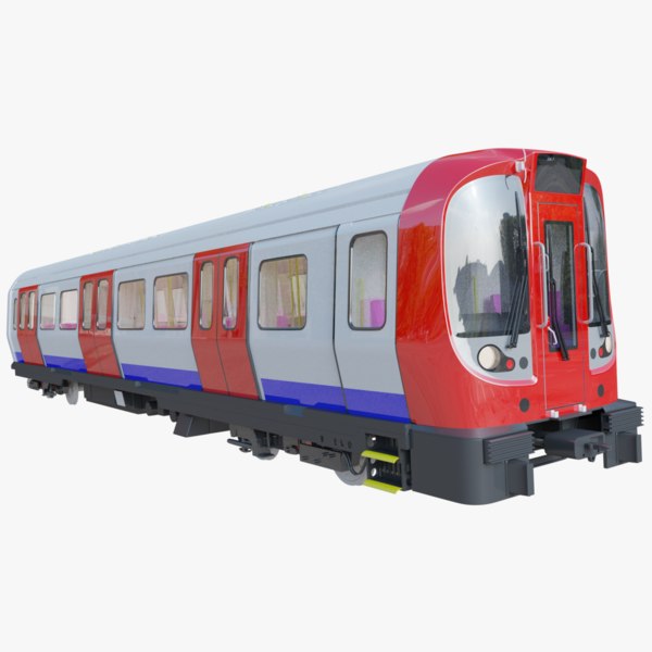 3d uk passenger train model