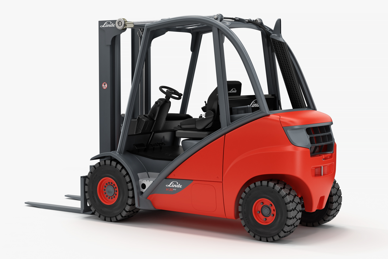 Electric forklift linde e30 3D model - TurboSquid 1608054