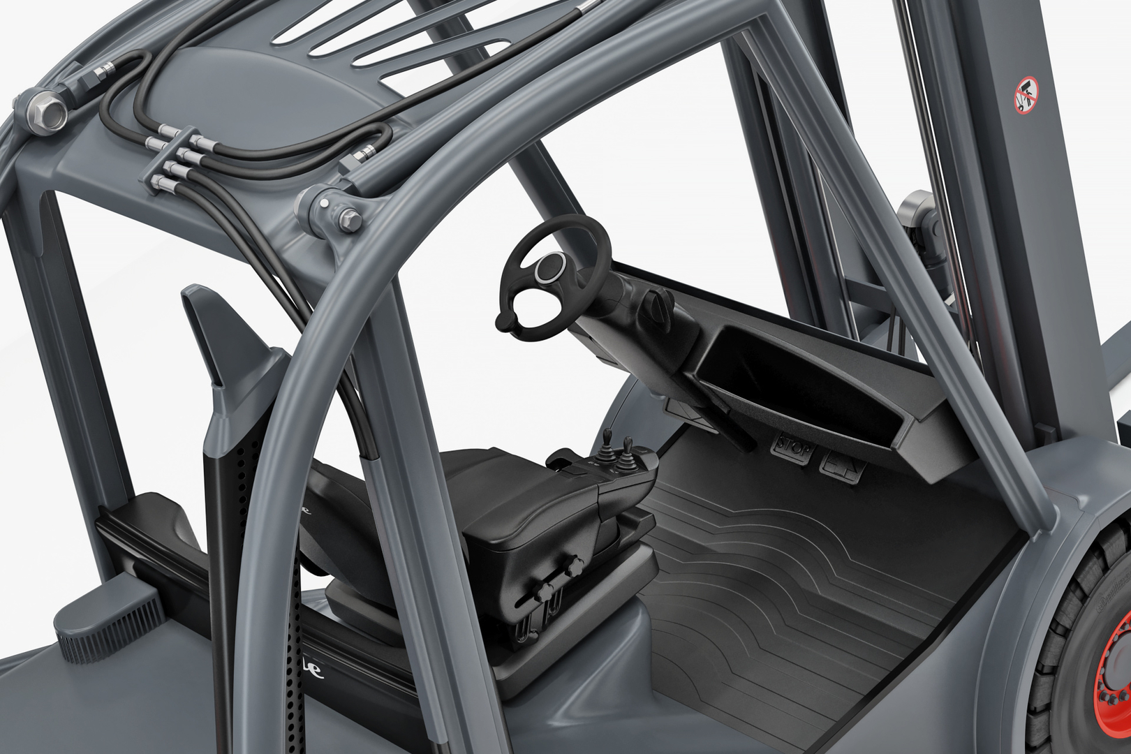 Electric forklift linde e30 3D model - TurboSquid 1608054