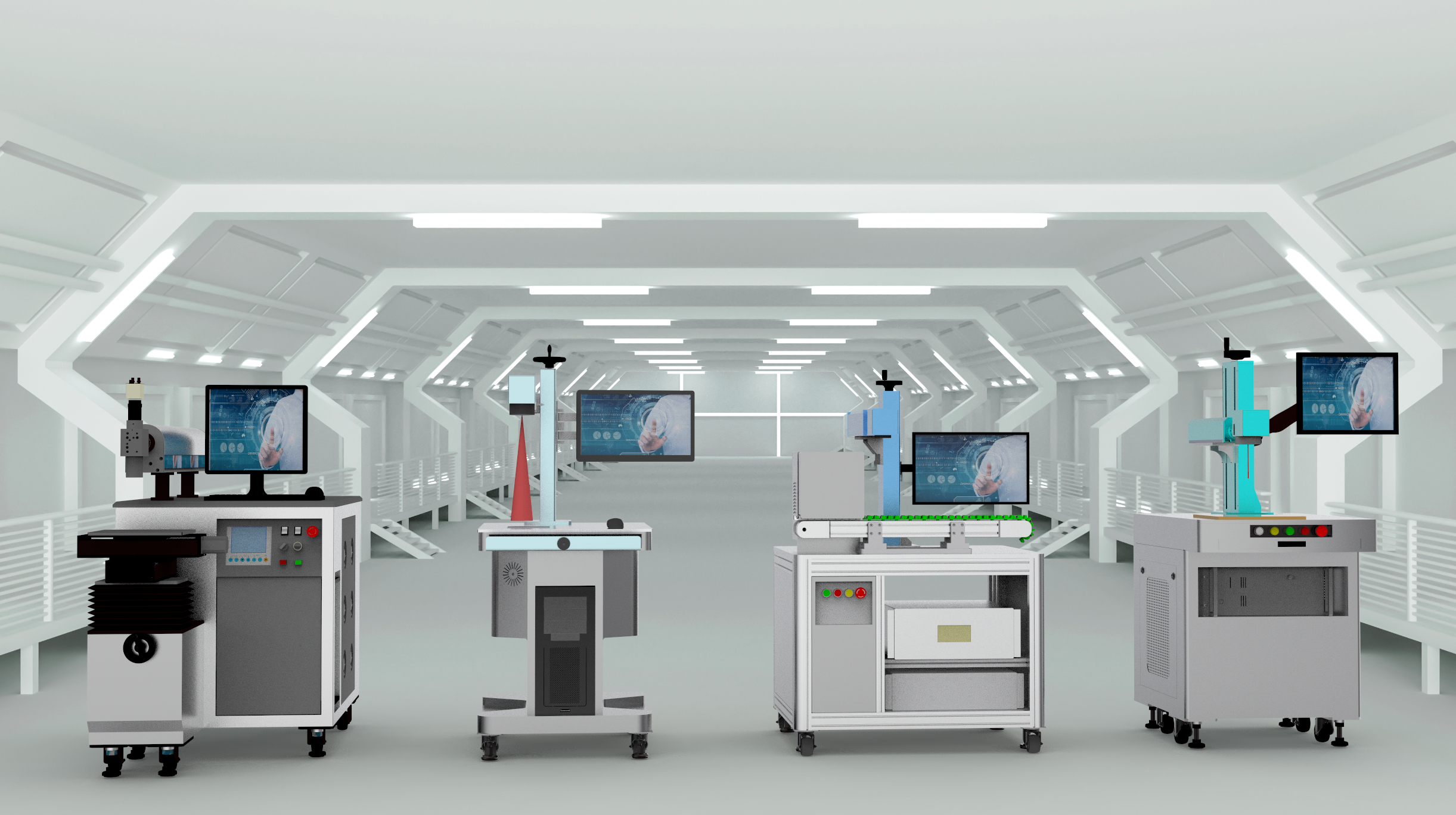 3D optical fiber laser marking - TurboSquid 1607830