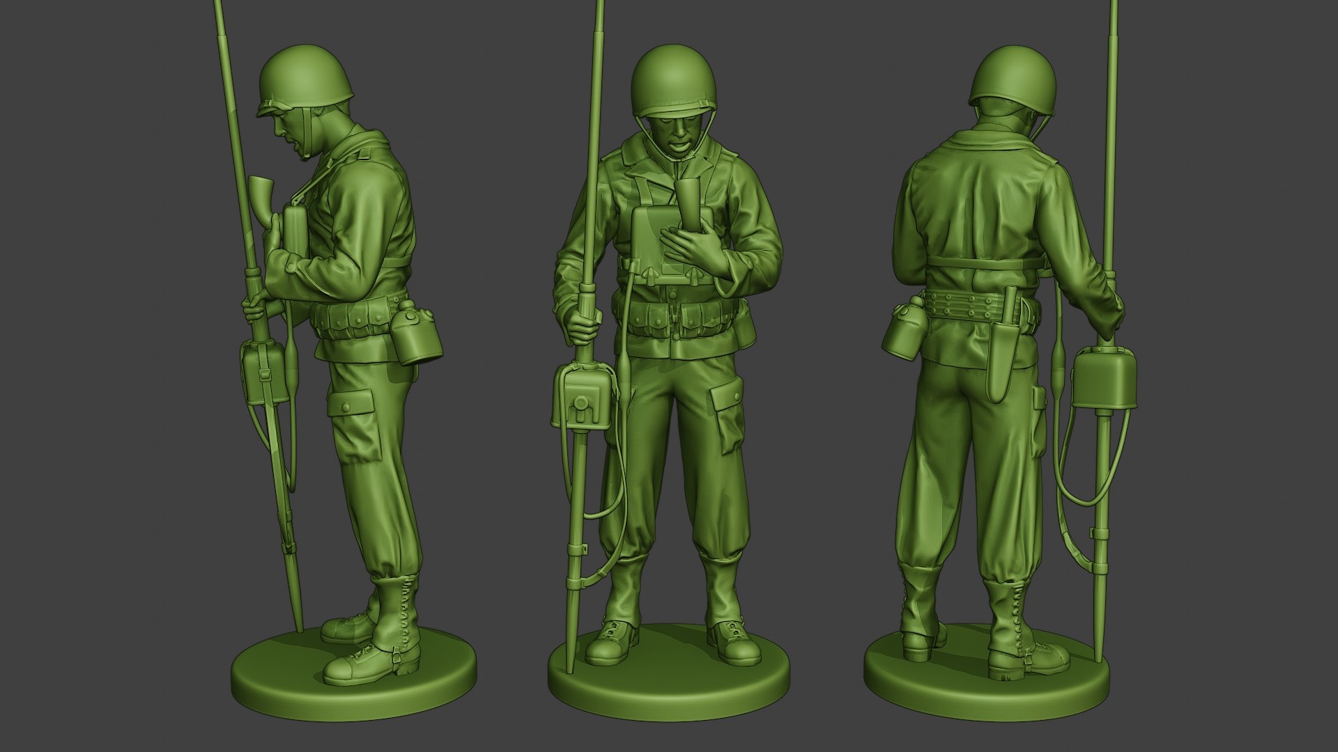 3D soldier ww2 engineer american - TurboSquid 1607820