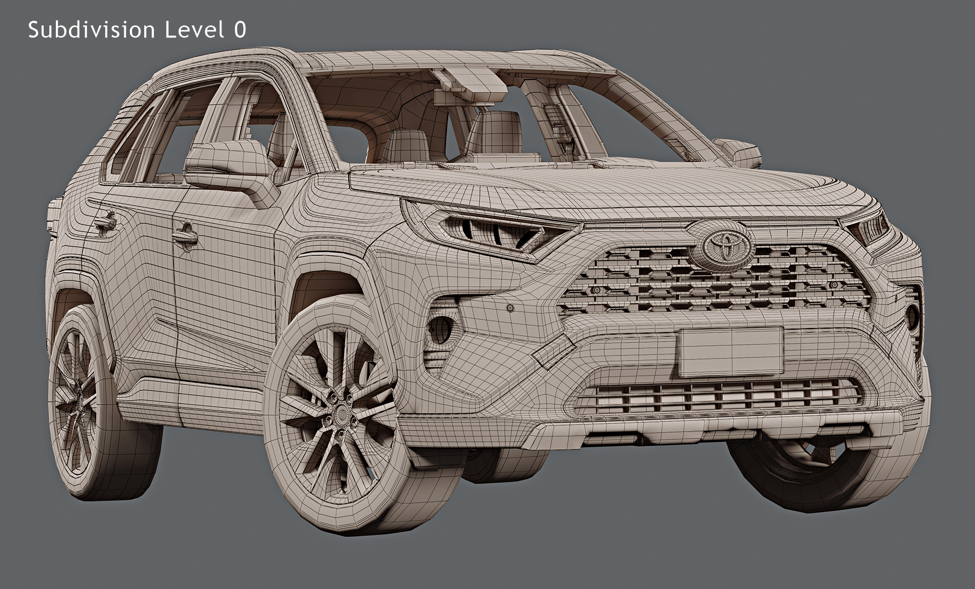 2019 toyota rav4 3D model - TurboSquid 1327497
