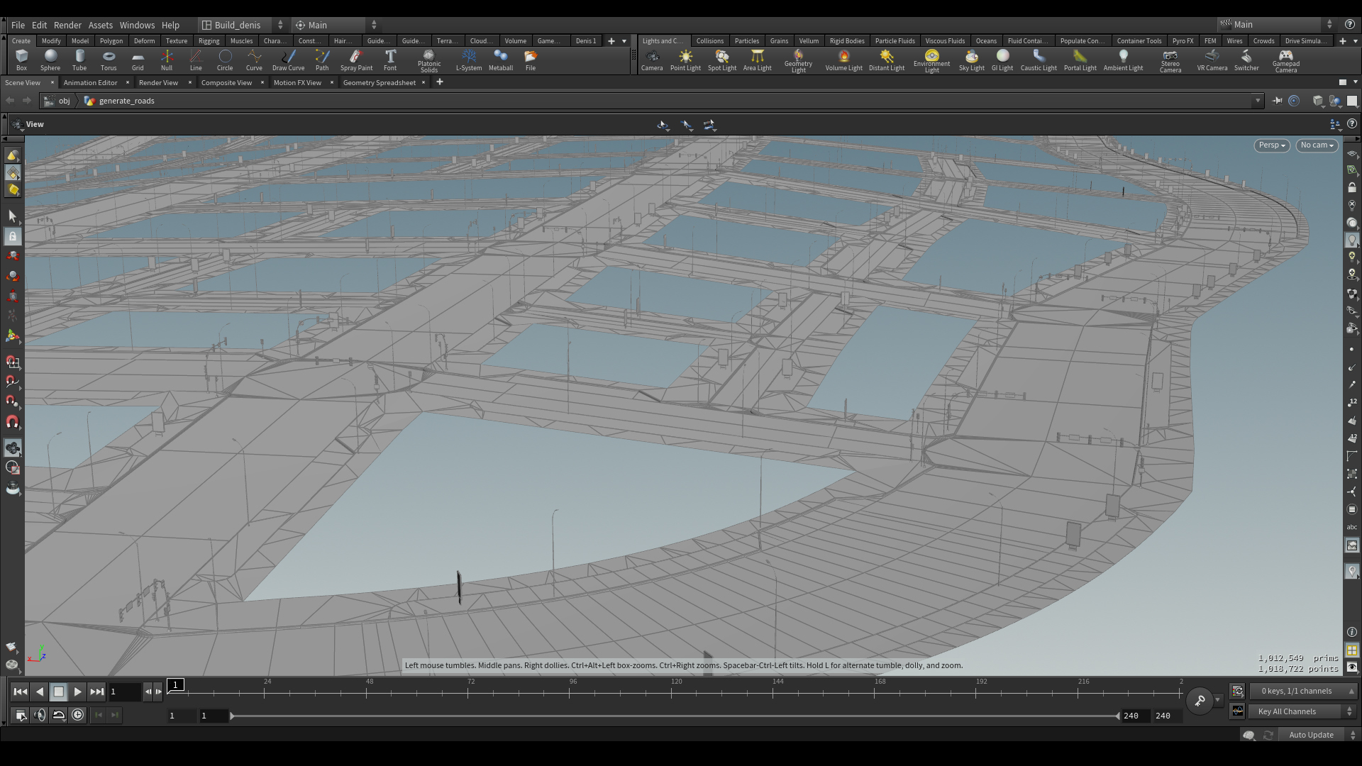Houdini city roads generator 3D - TurboSquid 1607927