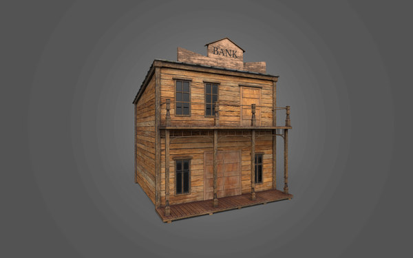 western bank 3d model