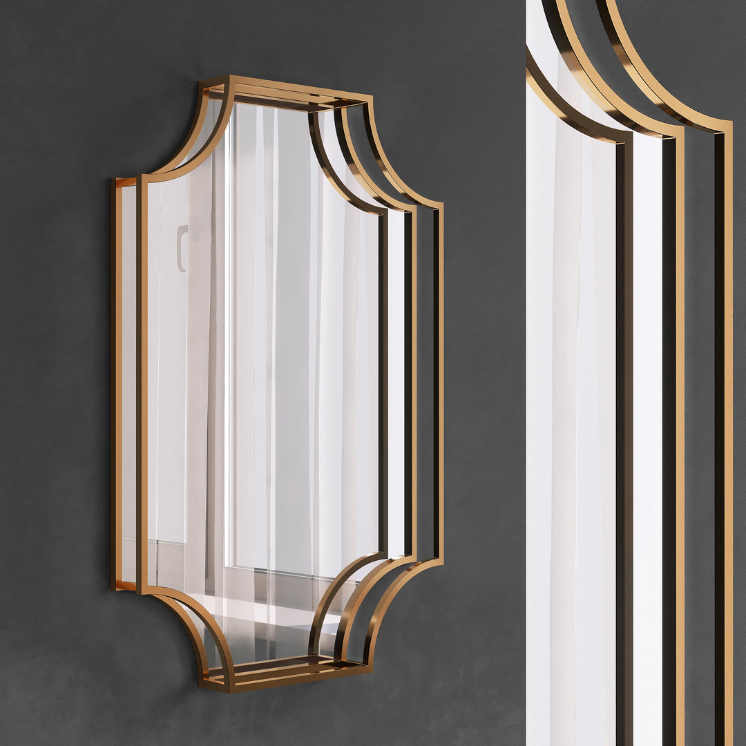 Mirrors set 87 3D model - TurboSquid 1608088