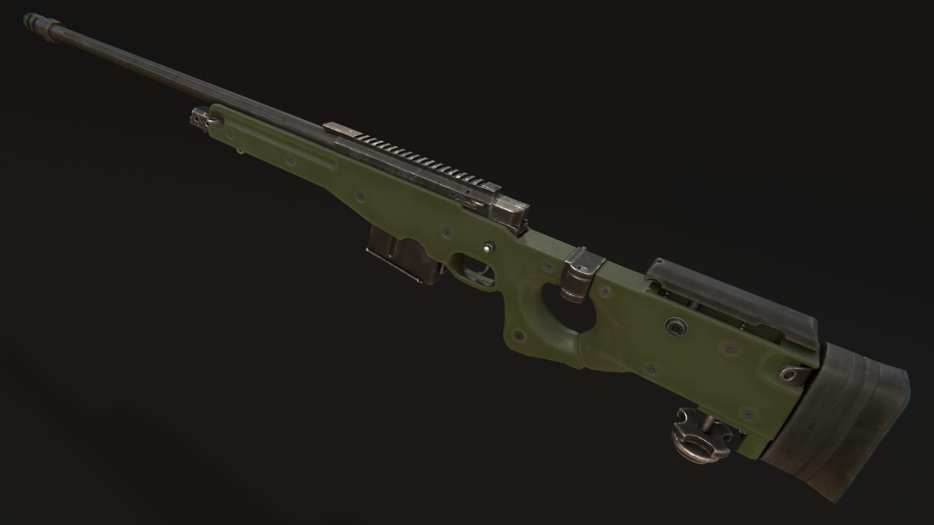 3D awm arctic warfare magnum - TurboSquid 1608131