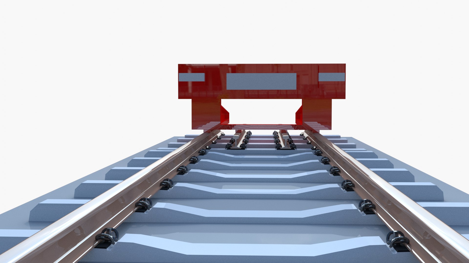 Railway track buffer 3D model - TurboSquid 1608199