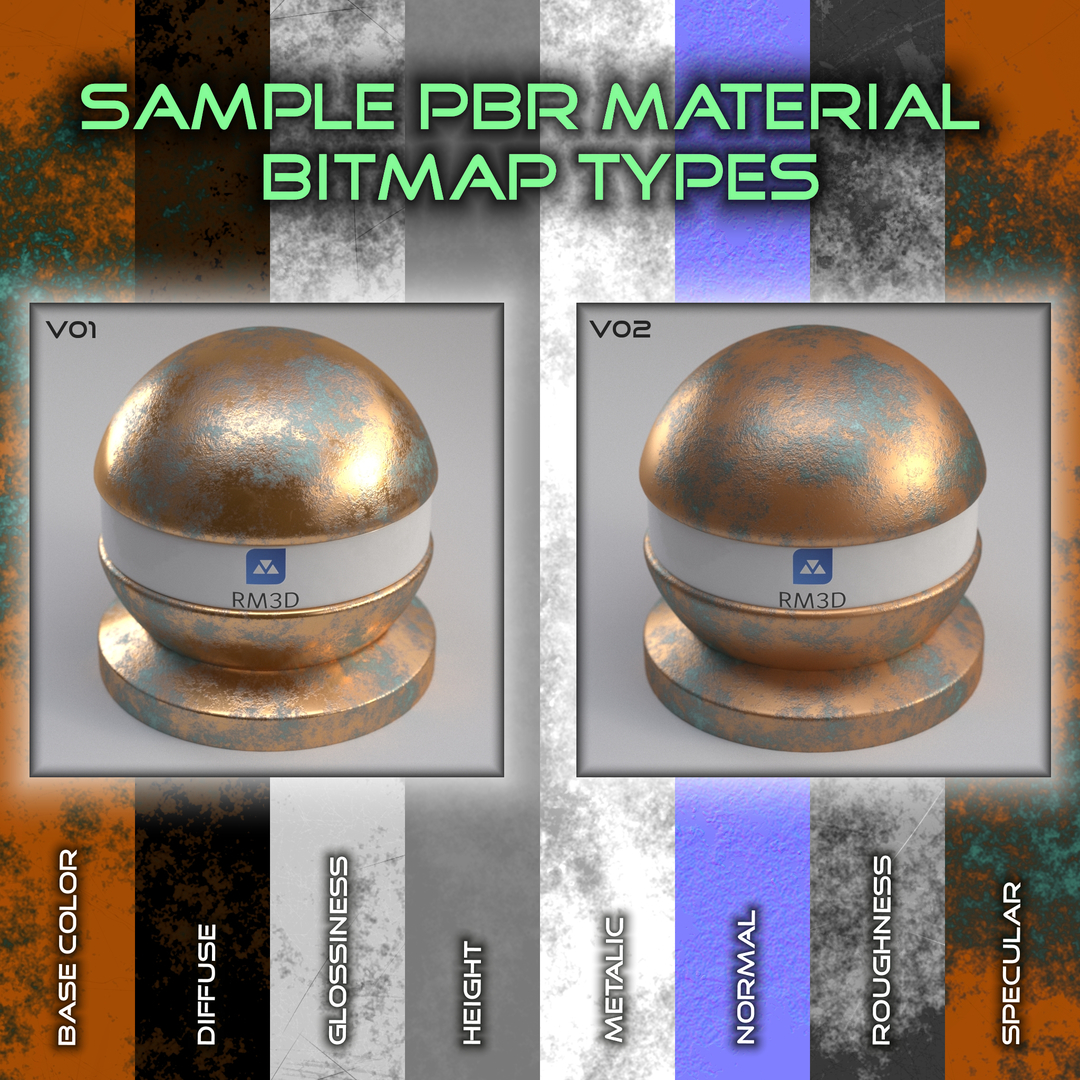 Materials 3ds Max Texture vray PBR 4K