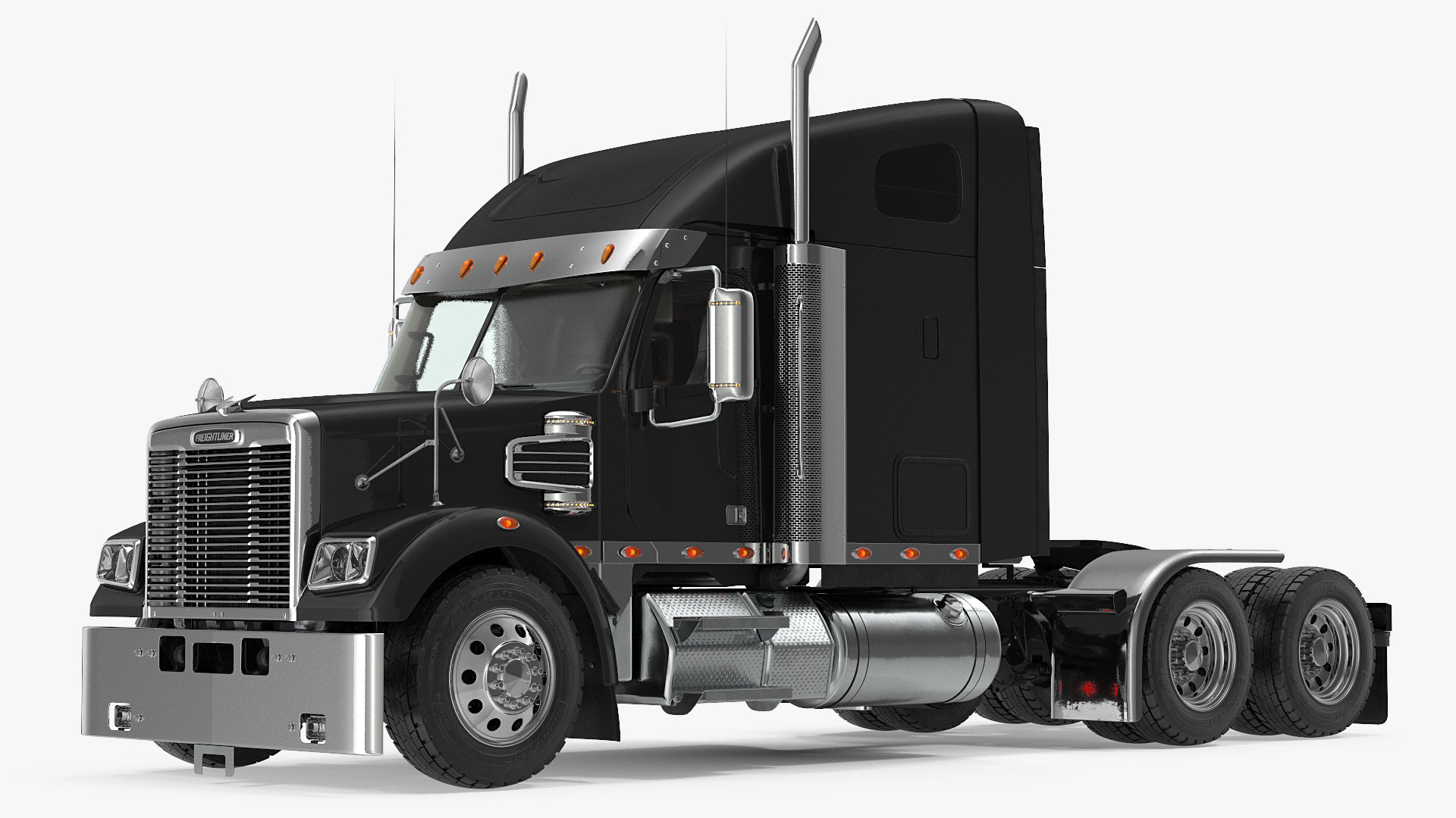 Freightliner 122sd rigged freight 3D model - TurboSquid 1608815