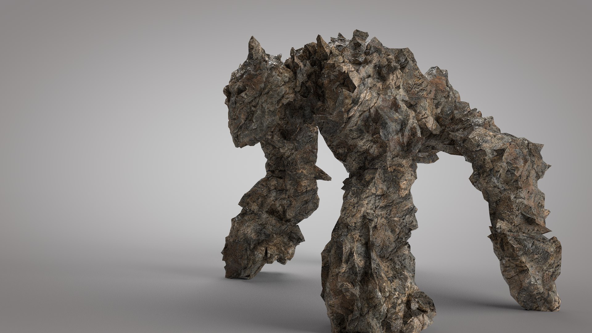 3D rock golem model - TurboSquid 1608709