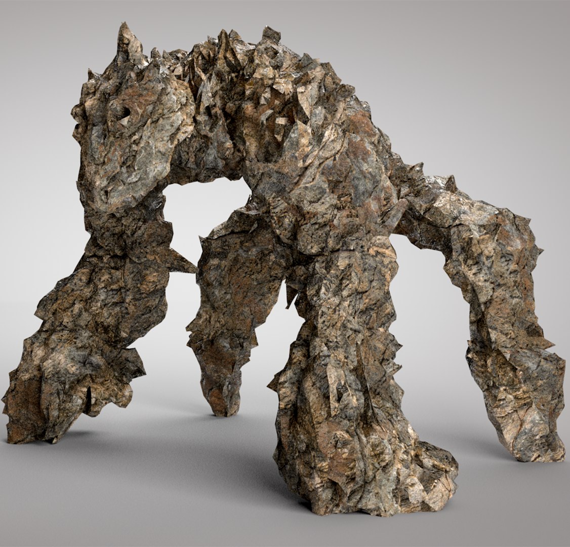 Golem rock 3D model - TurboSquid 1608701