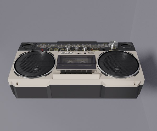 Ghetto blaster retro 3D - TurboSquid 1608862