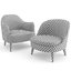 Armchairs dragonfly flexform lysandre 3D model - TurboSquid 1608367