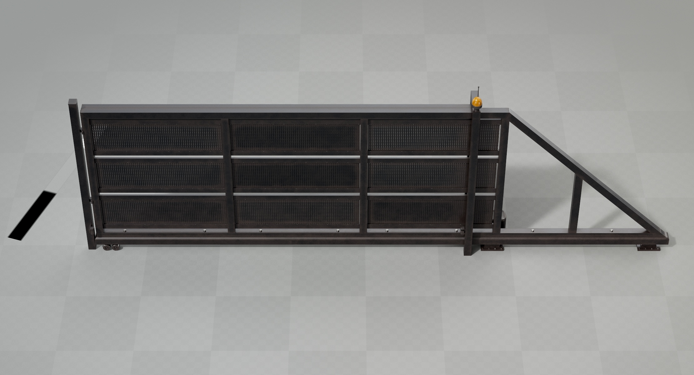 Gate sliding 3D model - TurboSquid 1609033