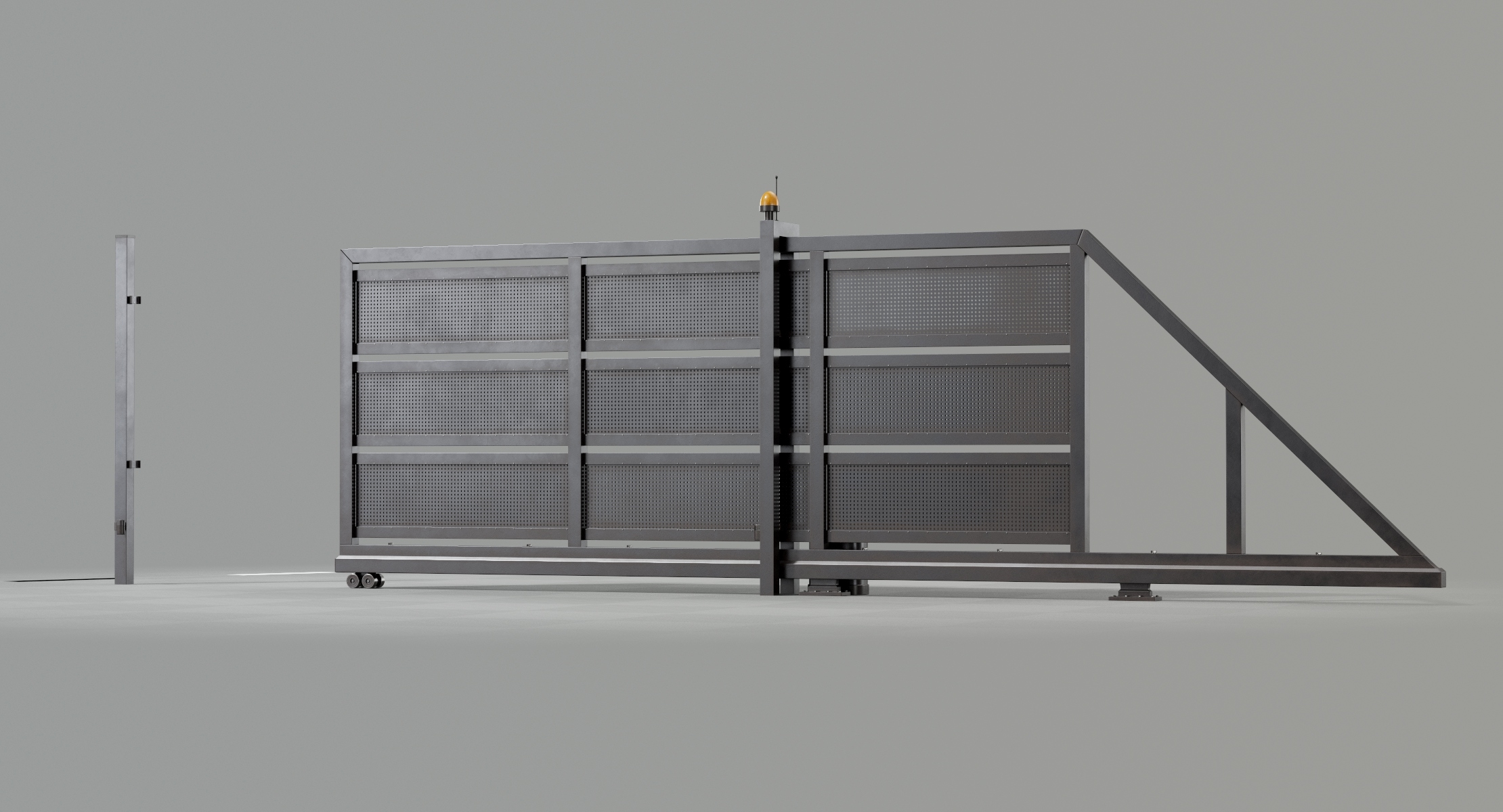 Gate sliding 3D model - TurboSquid 1609033