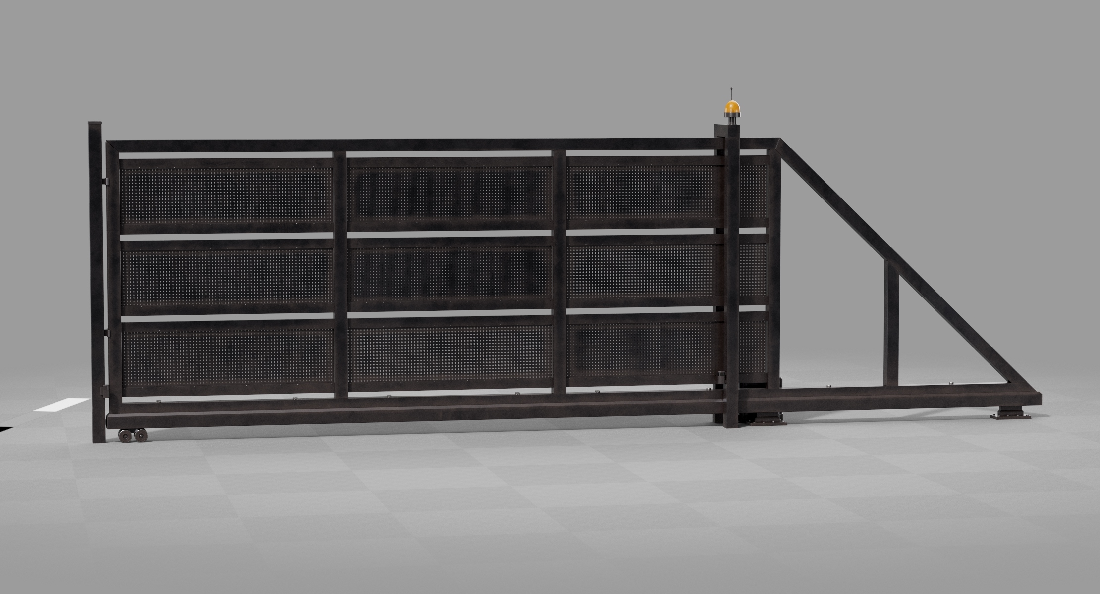 Gate sliding 3D model - TurboSquid 1609033