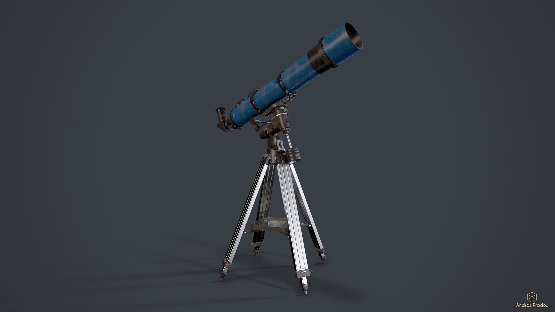 3D model telescope asset - TurboSquid 1609065