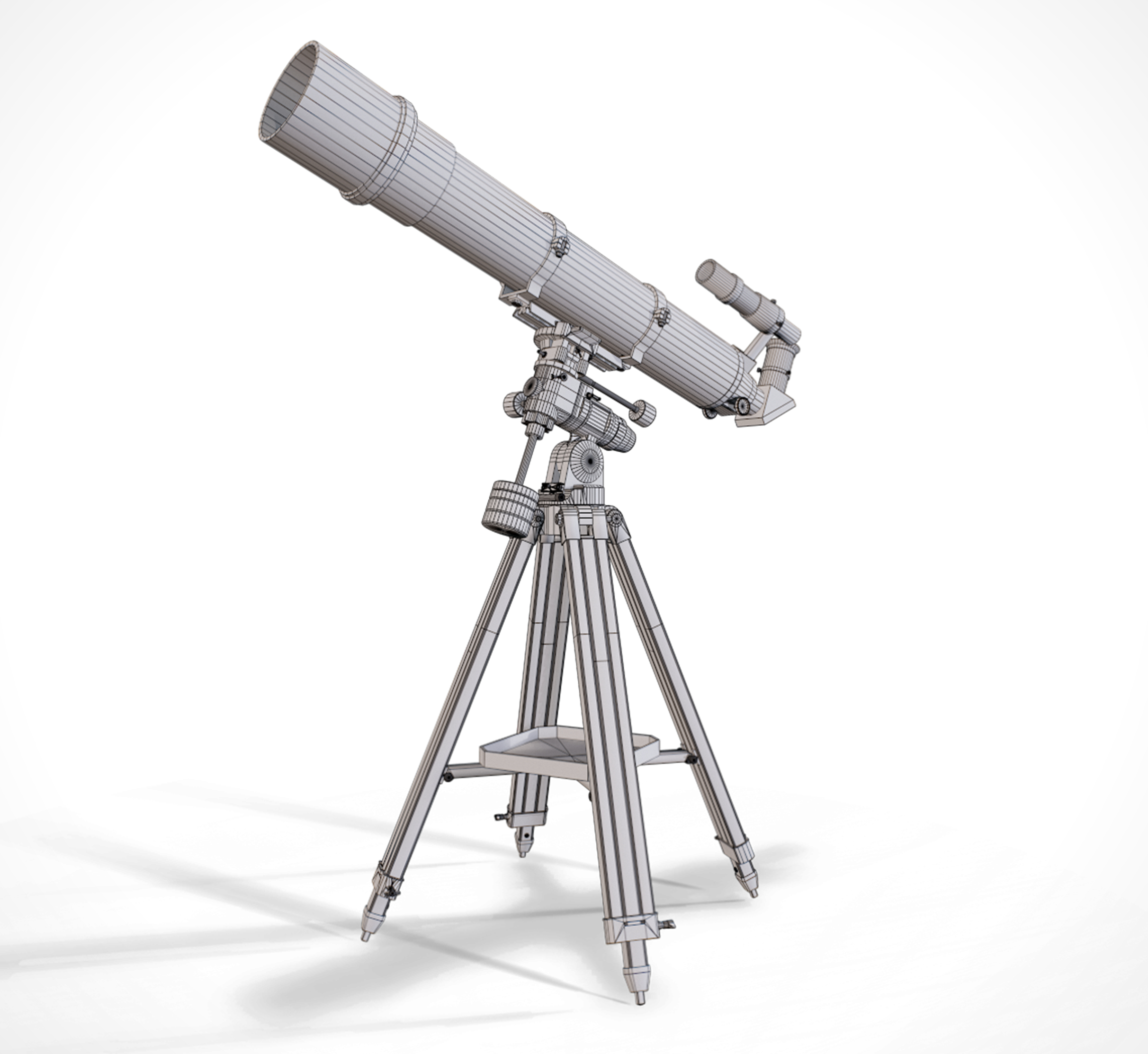 3D model telescope asset - TurboSquid 1609065
