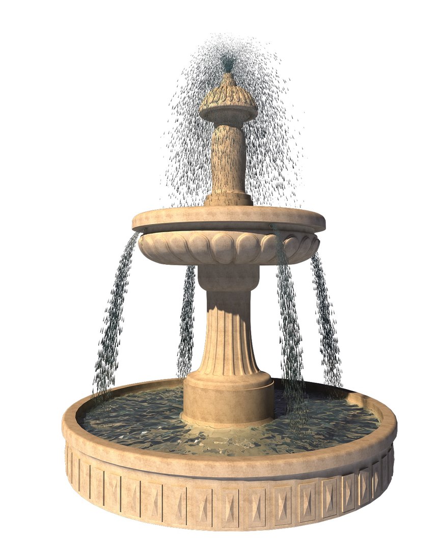 modèle 3D de fontaine néo classique - TurboSquid 1609025