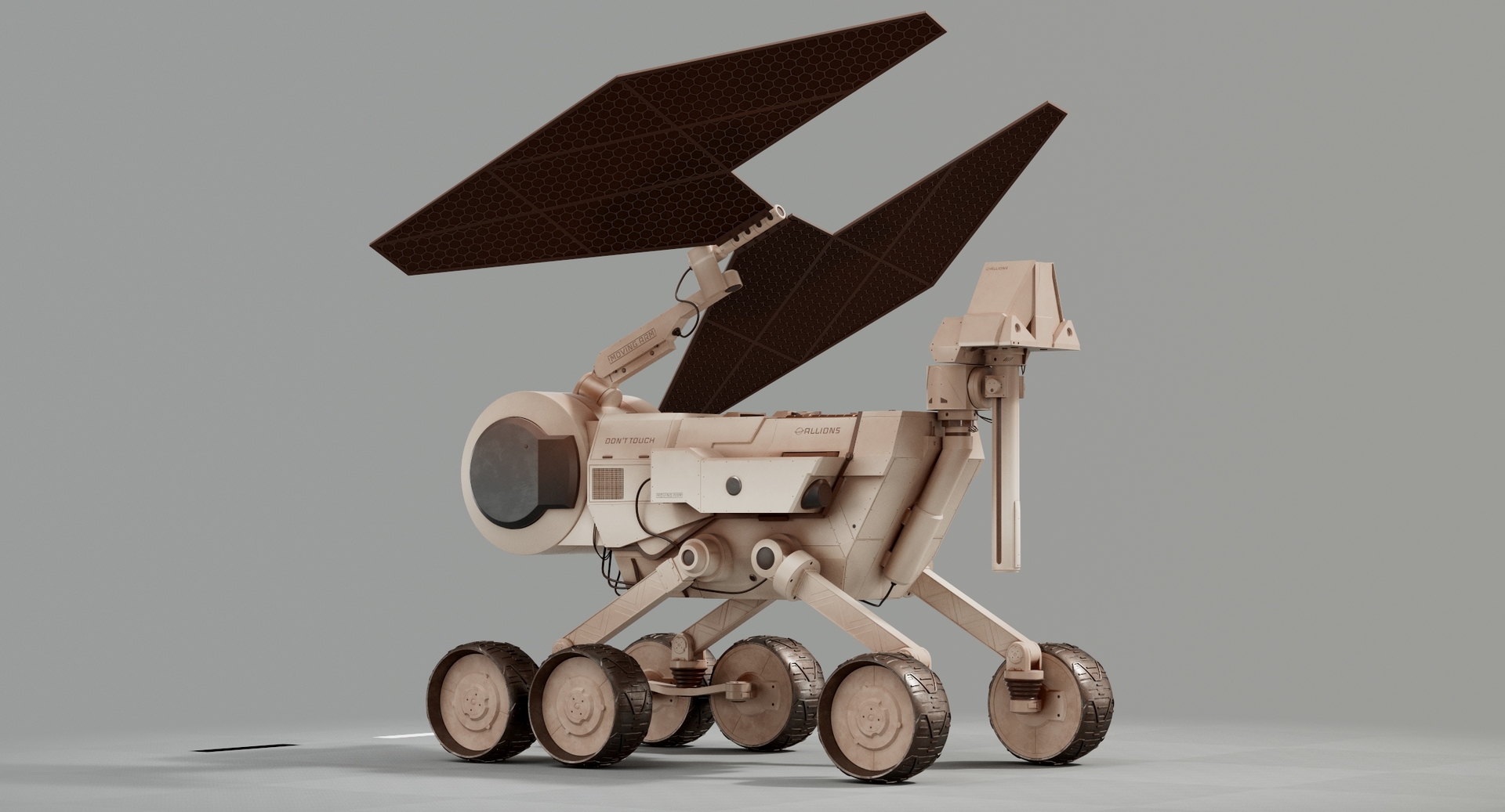 3D model planetary rover planet - TurboSquid 1609086