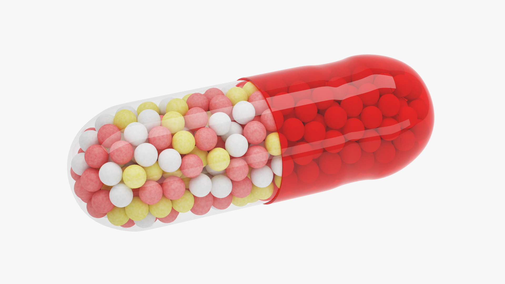 3D pill capsule 02 - TurboSquid 1609116