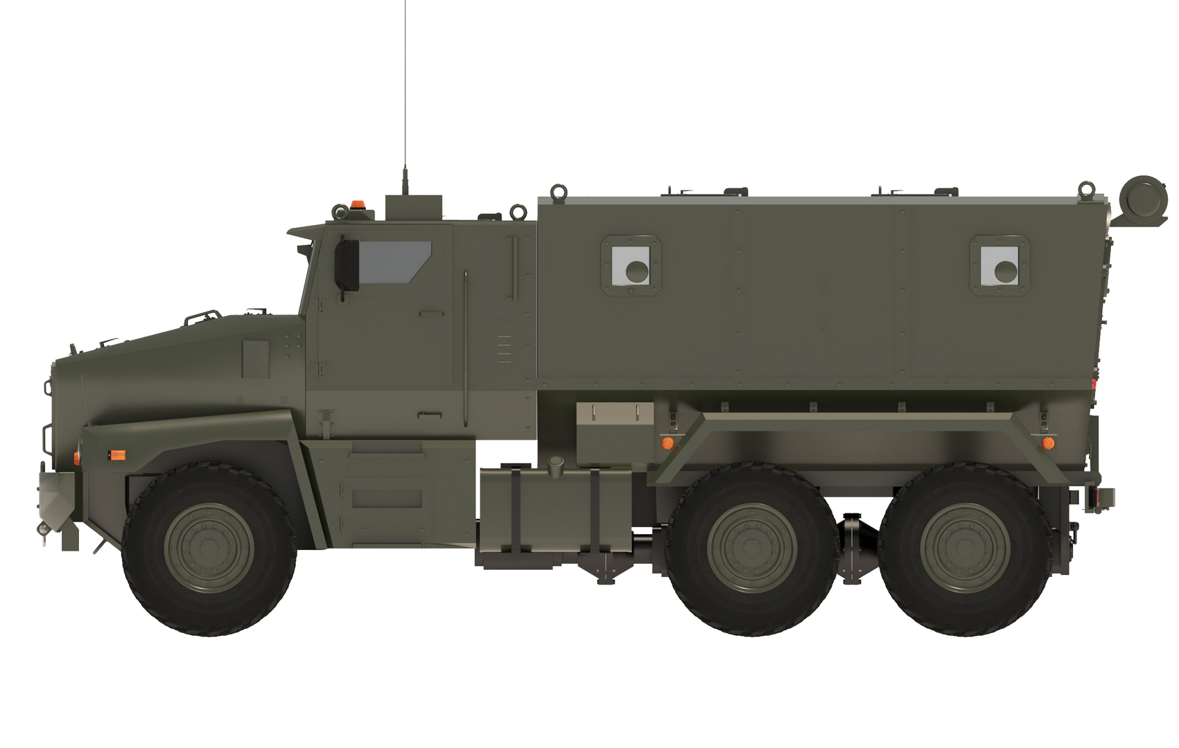 3D military ural typhoon interior - TurboSquid 1609181