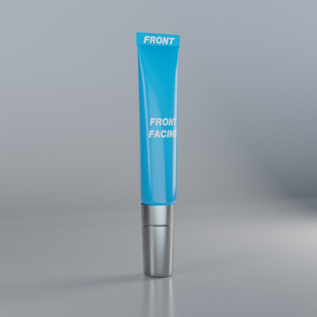 Tube packaging 15 gram 3D model - TurboSquid 1609426