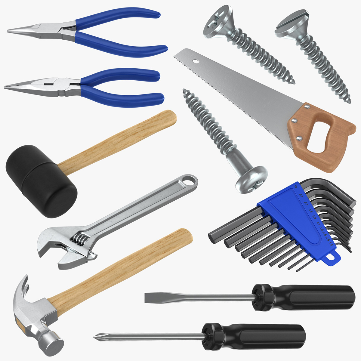 Hand tool 01 3D model - TurboSquid 1609532