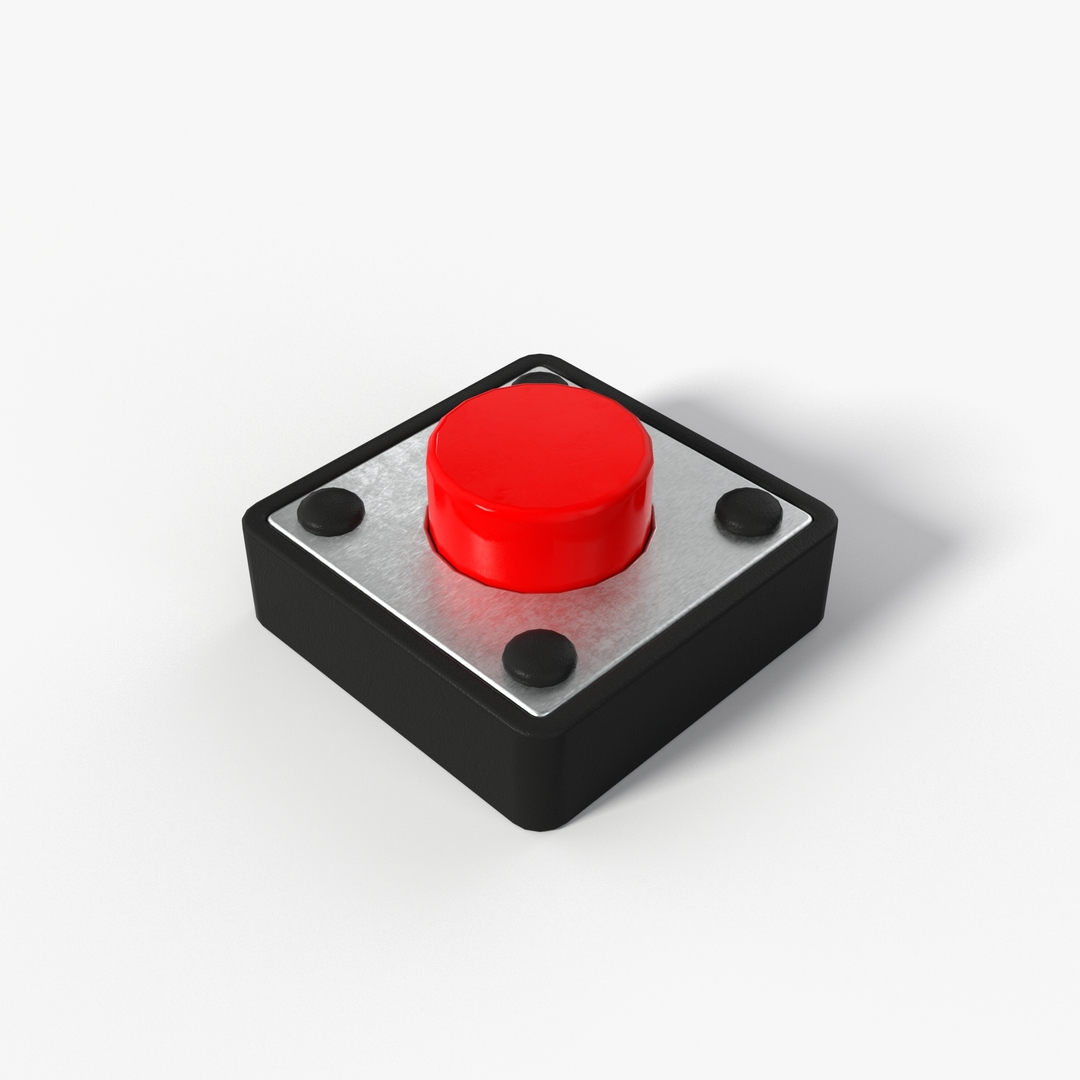 Board push button 3D model - TurboSquid 1609616