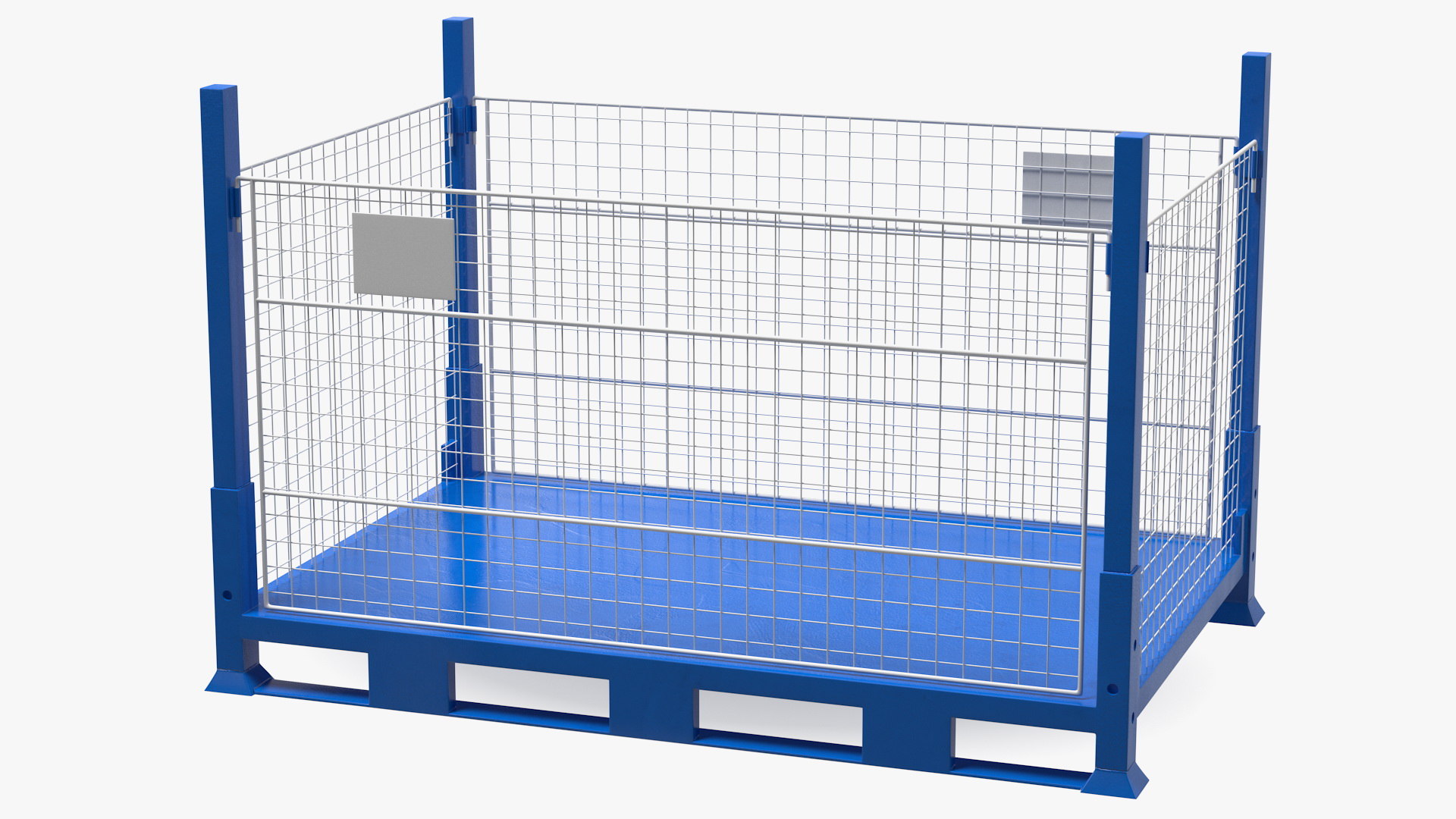 3D collapsible mesh metal pallet model - TurboSquid 1609723