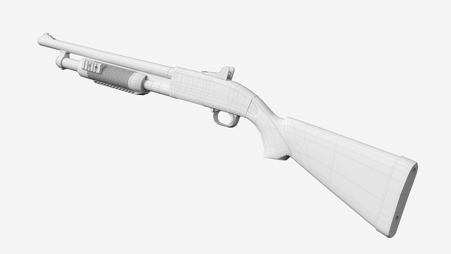 Taser x12 shotgun model - TurboSquid 1609770