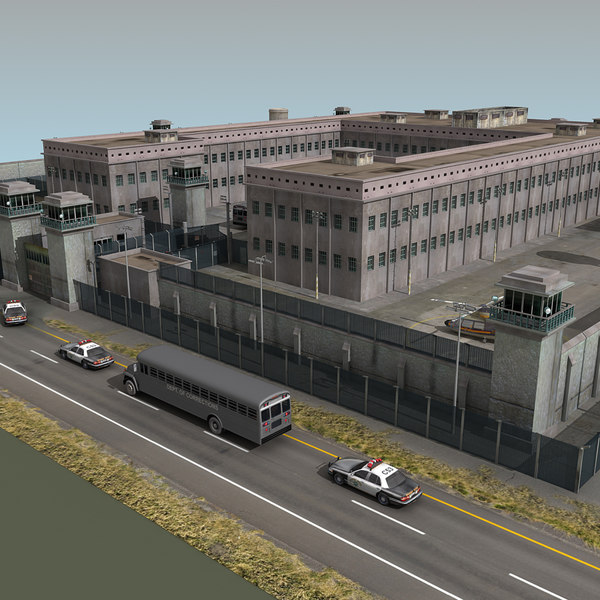 prison jail 3d model
