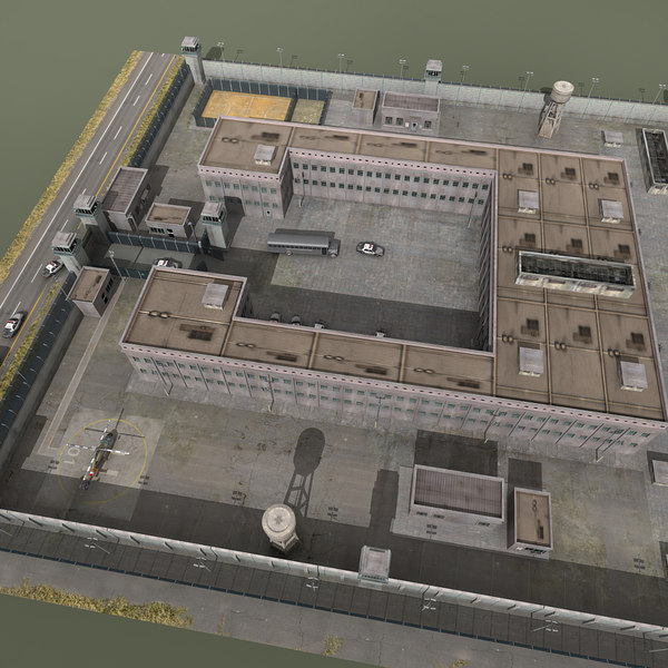 prison jail 3d model