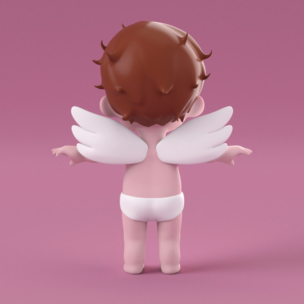 3D model cute cupid - TurboSquid 1609870