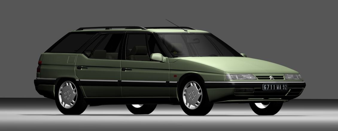 3D model citroen xm break - TurboSquid 1304011