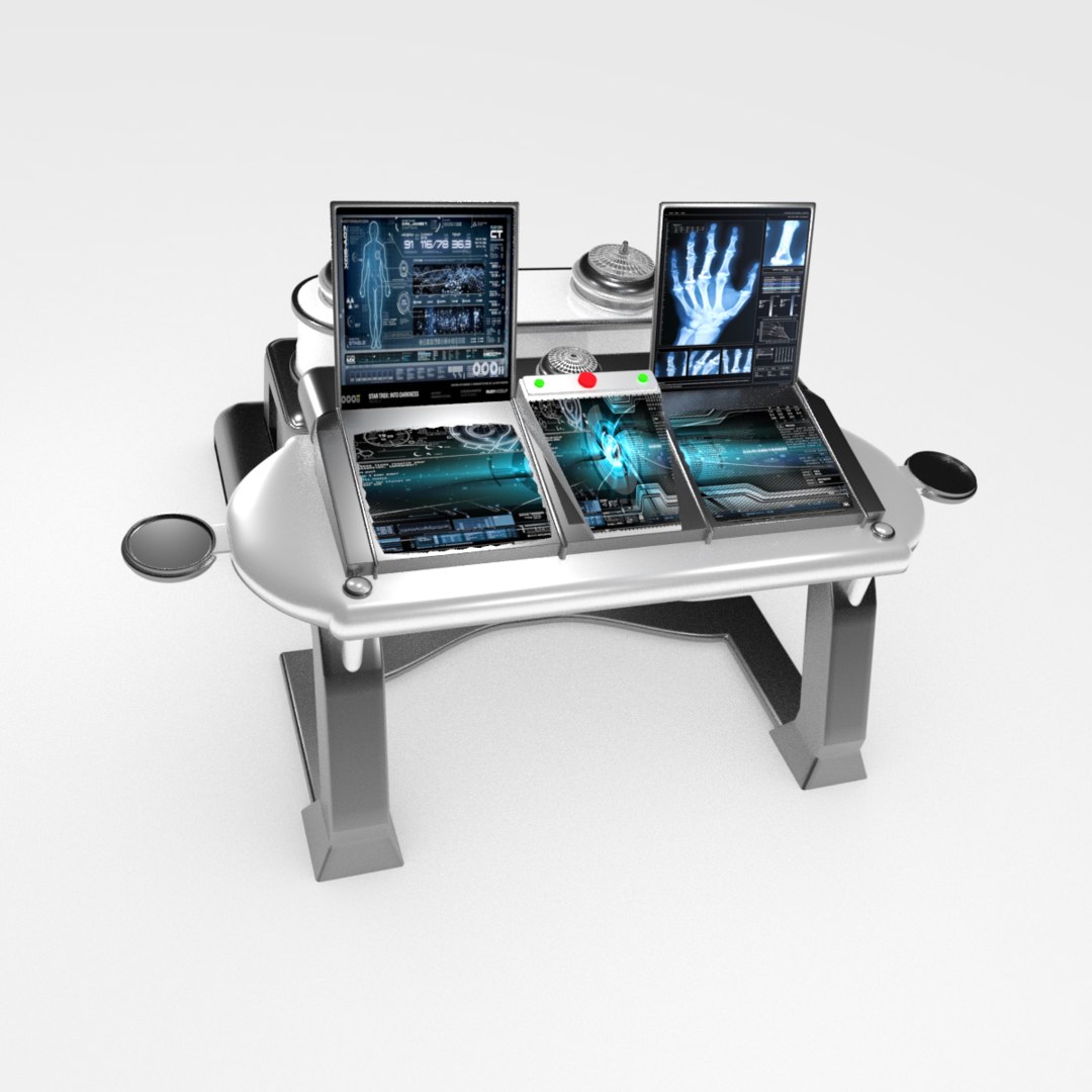 Sci-fi computer 3D model - TurboSquid 1610090