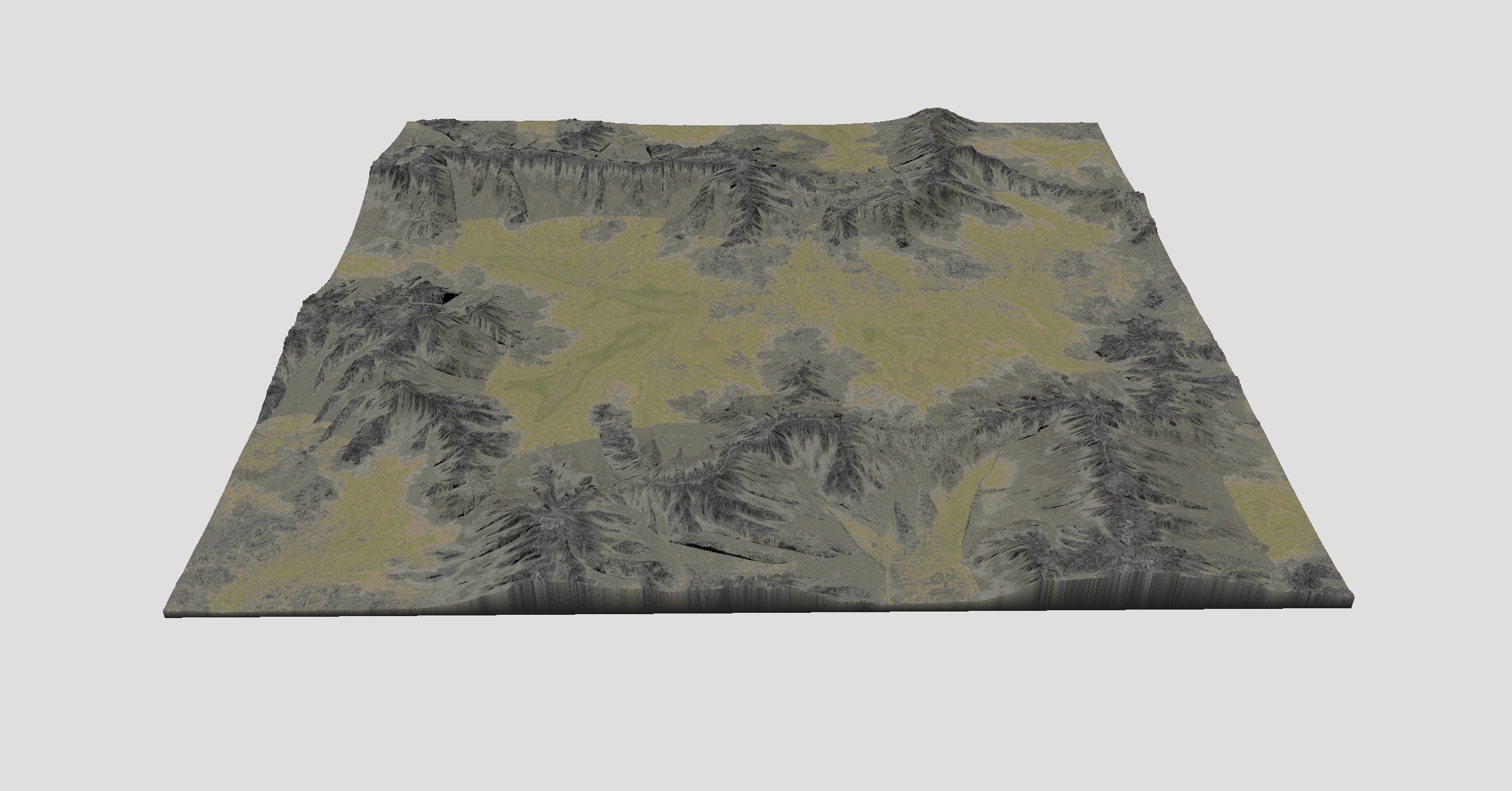 3D valley terrain - TurboSquid 1610576