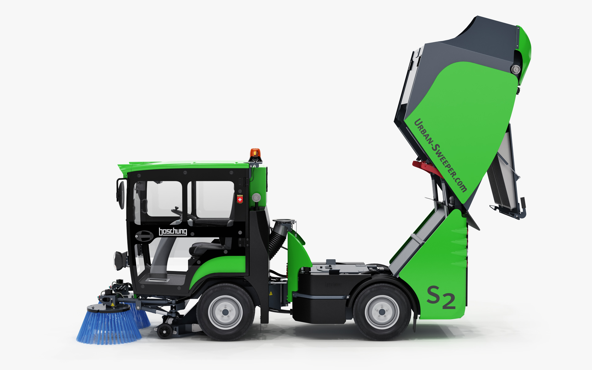 modelo 3d Boschung Urban Sweeper S2.0 - TurboSquid 1610688