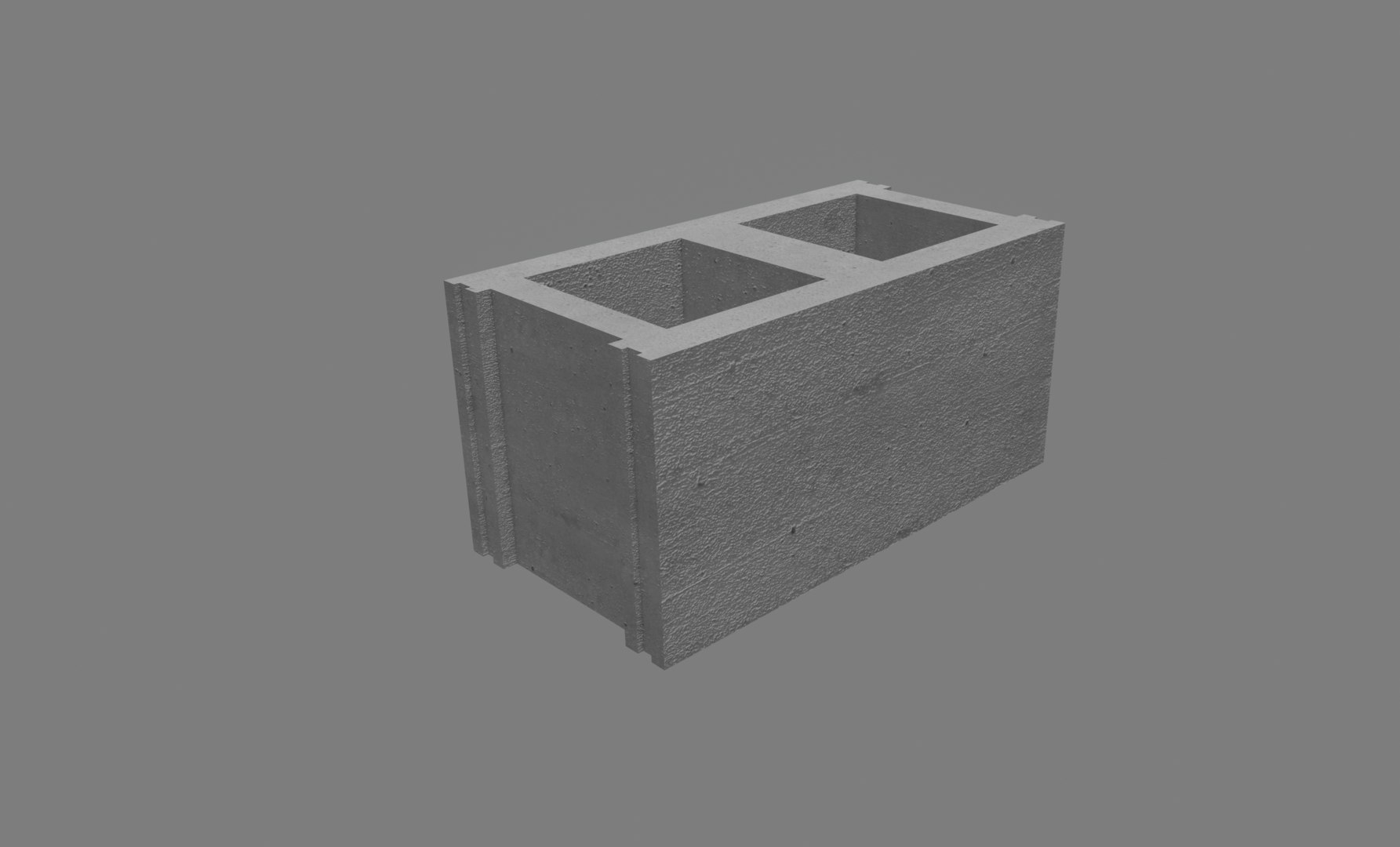 3D cinderblock block cinder - TurboSquid 1610766