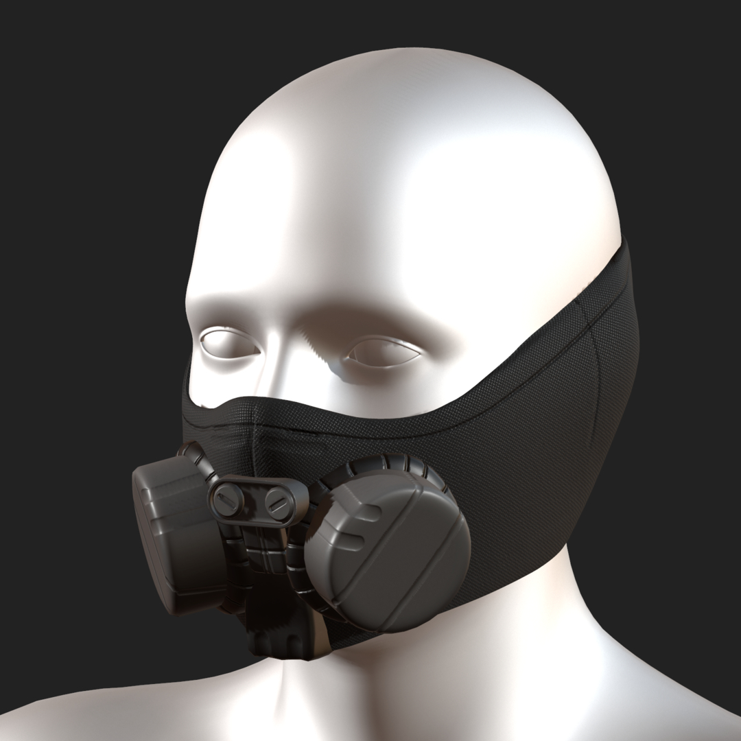 Gas mask 3D model - TurboSquid 1610900