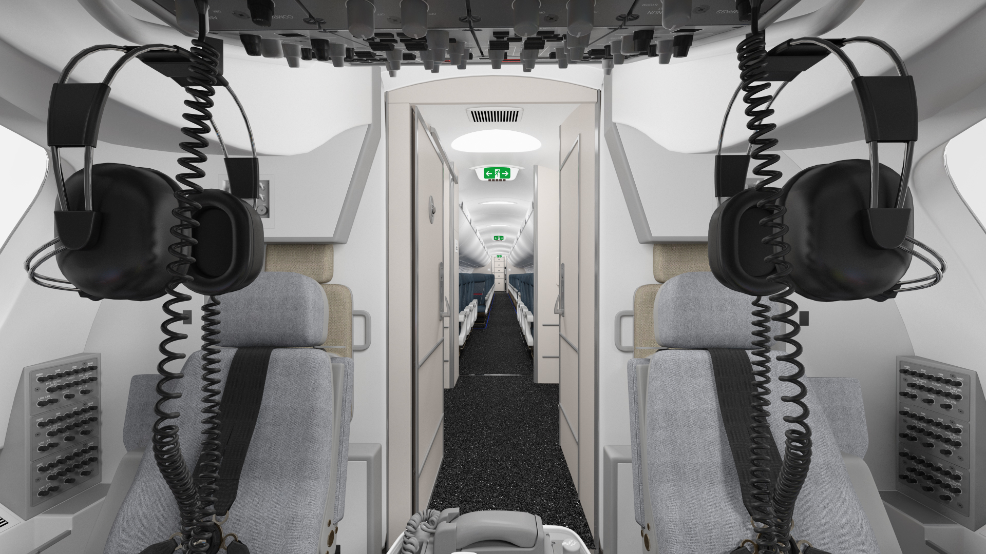 3D airbus a220 100 interior - TurboSquid 1610996