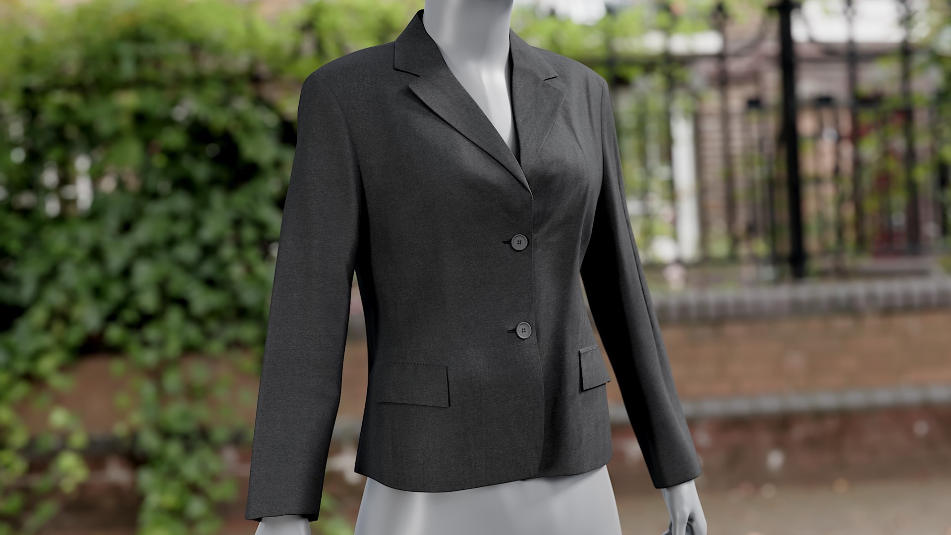 3D realistic women s blazer - TurboSquid 1611162