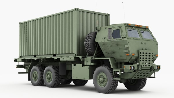 M1085 truck transport cargo containers 3D model - TurboSquid 1611299