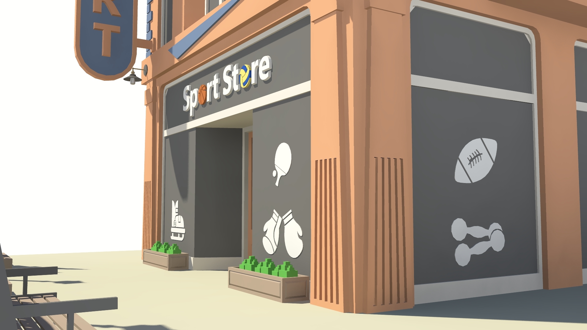 3D sport store 01 - TurboSquid 1611342